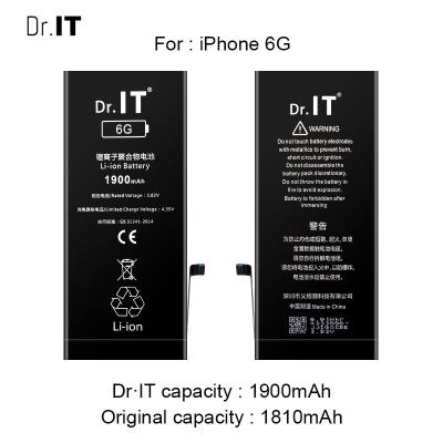 China Orginal 1900mAh 6G Lithium Iphone Battery 3.85V High Safety Level for sale