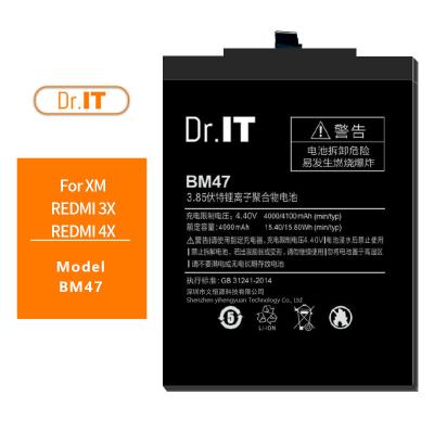 China Compression Resistance Smartphone Batteries 4100mAh Bm47 Battery For Redmi 4 for sale