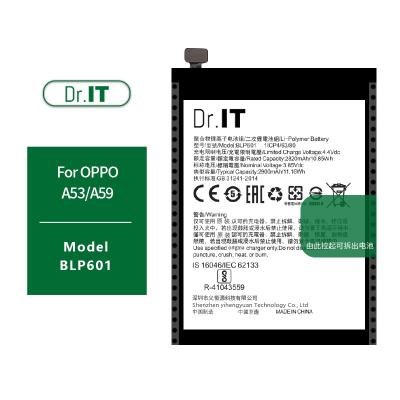 China BLP601 A53 A59 OPPO Phone Battery 2980mAh 3.85V anti oxidation for sale