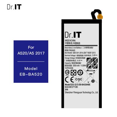 China Dual IC Protection Replace Samsung Battery A5 2017 3000mAh OEM for sale
