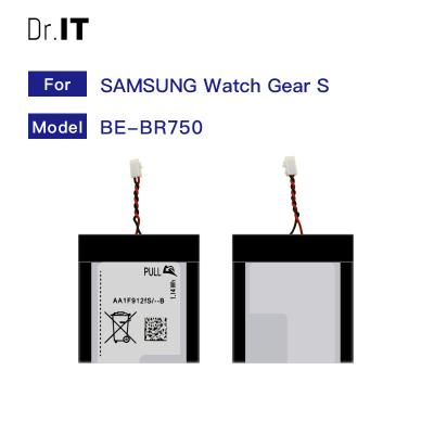 China Built In PCM 300mAh Smart Watch Batteries Lithium Ion BR750 Gear S for sale