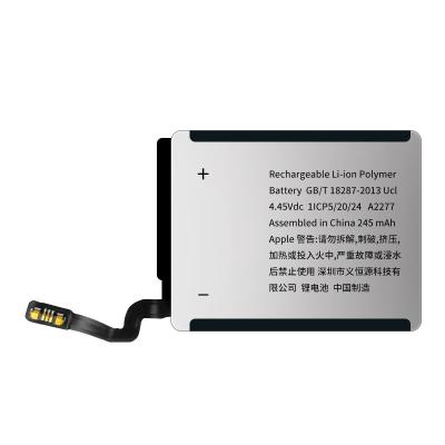 China Rechargeable 245mAh A2277 40mm iWatch Series 5 Battery for sale
