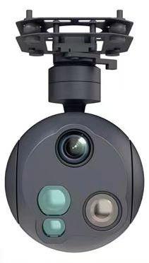 China Compact 3-Axis Long-Range UAV Gimbal Camera for Unmanned Aerial Missions for sale