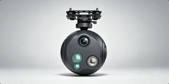 China Compact 3-Axis Long-Range UAV Gimbal Camera for Unmanned Aerial Missions for sale