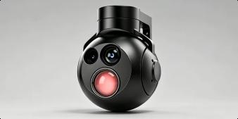 China High Resolution Mini 2-Axis UAV EO Gimbal Camera, High Precision, Multi-Spectral Light Sources for Aerial Surveillance & Reconnaissance for sale