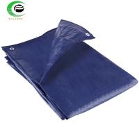 China 80gsm Multipurpose Blue Tarpaulin with 1m Eyelet Spacing - Waterproof Outdoor Cover for sale