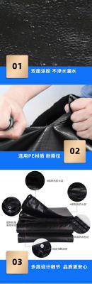 China HDPE Heavy Duty Tarpaulin 10 Mil Thickness with 120g/sq.m Fabric and 3% UV Treatment for Industrial Use for sale