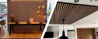China Co-extrusion WPC Wall Panel 202mm Width 20.5mm Thickness Recyclable Ecofriendly Wood Plastic Composite for sale