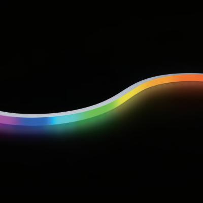 China 12W Top Bend Flexible Soft Led Lighting LED Neon Strip Waterproof Pull Resistant Ring for sale