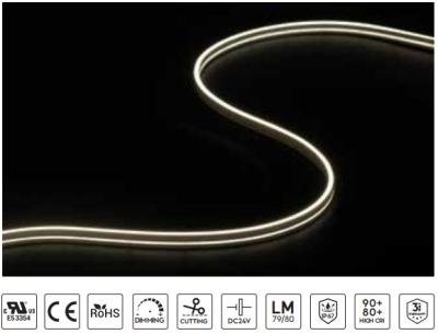 China Flexible Side Bend LED Strips SMD2835 LED LM80 High Brightness Flex Neon Led Lighting for sale