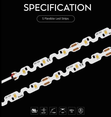 China IP65 Flexible LED Strips Easy To Bend S Shape LED Strip For Bar Decoration for sale
