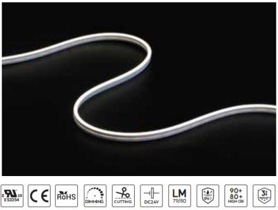 China 24V Flexible Side Bend Dimmable LED Strip Lights SMD 2835 For Indoor Outdoor Use for sale