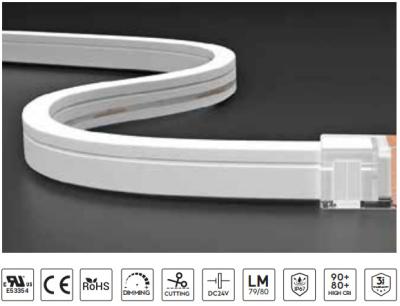 China High Brightness Side Bend LED Neon Flex Light CV / DMX512 Event Neon Light for sale