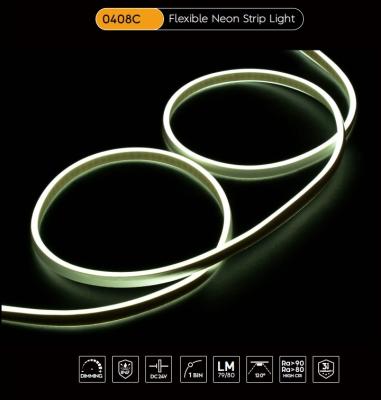 China 2835 SMD DC24V Side Bend LED Strip High Brightness And Flawless Dot Free Output for sale