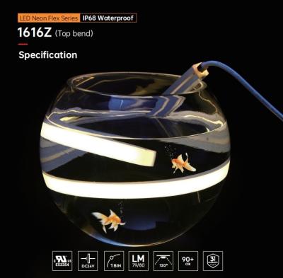 China Custom 24V Flexible LED Neon Strip For Swimming Pool IP68 Waterproof OEM Factory for sale