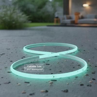 China Cuttable 1cm Cutting Distance LED Neon Flex Strip Flexible Waterproof LED Neon Light Strip Suitable for Indoor Outdoor Decoration for sale
