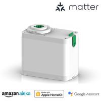 China Matter Smart Curtain Motor X20 2.0Nm 15cm/s Works with Apple HomeKit for sale