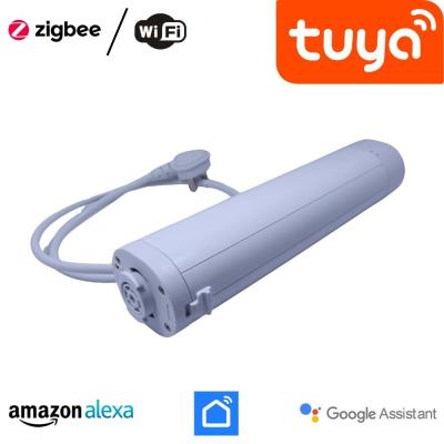 China Zigbee Smart Curtain Motor GM40 Sunrise Simulation Tuya Timer Control Energy Saving 1.5N.m for sale