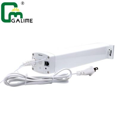China GM46T RF Remote Curtain Motor 433.92MHz 18W Replaceable Power Line Zero Configuration for sale