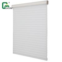 China Smart WiFi Motorized Shangrila Blinds Tuya Cordless Light Filtering 2.4GHz 110-240V for sale