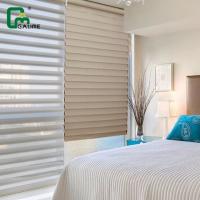 China Motorized Triple Sheer Shangrila Blinds Voice Control Smart Window Shades for Alexa 110V for sale
