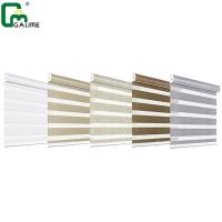 China Zigbee 3.0 Mesh Motorized Smart Zebra Roller Blinds 100-240V Custom Width for sale