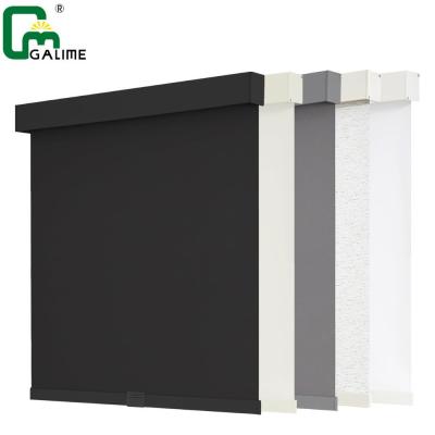 China Cordless Manual Smart Roller Blinds Spring Loaded Child Safe Roller Shades for sale