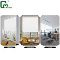 China Wire Free Motorized Blackout Roller Blinds Rechargeable Battery Powered 12V 28rpm for sale