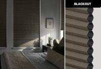 China Wired Smart Easy Install Blackout Shades 100% Light Blocking Room Darkening Honeycomb for sale