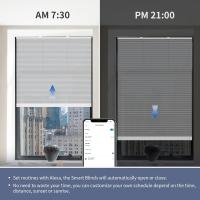 China Wired Smart Easy Install Blackout Shades 100% Light Blocking Room Darkening Honeycomb for sale