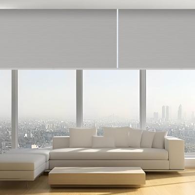 China Zigbee Battery Operated Roller Smart Honeycomb Blinds Semi Shading Tuya Alexa for sale