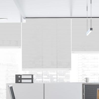 China Motorized Cordless Smart Honeycomb Blinds Remote Control Room Darkening Shades for sale