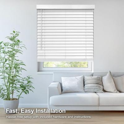 China Basswood Smart Wooden Blinds Network Signal Repeater Wooden Style Blinds for sale