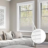 China Basswood Smart Wooden Blinds Network Signal Repeater Wooden Style Blinds for sale