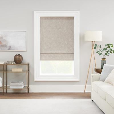 China Remote Control Battery Smart Roman Blinds Electric Minimalist Motorized Blackout for sale