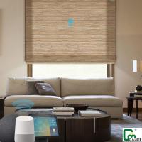China Zigbee Smart Roman Blinds Signal Repeater Whole Home Integration Electric Roman Shades for sale