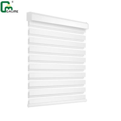 China 2.4GHz  Day And Night Blinds Modern Dual Layer Light Control Smart Zebra Blinds for sale