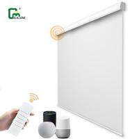 China 100 - 240V  Zigbee Motorized Smart Roller Blinds Mesh Network Blackout Shades for sale
