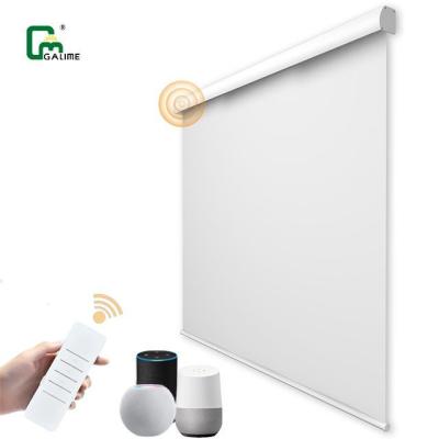 China 100 - 240V  Zigbee Motorized Smart Roller Blinds Mesh Network Blackout Shades for sale