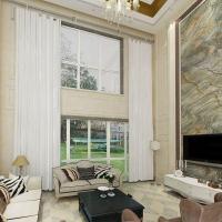 China Tuya WiFi Smart Liftable Curtain System High Ceiling Windows Drapery Track System for sale