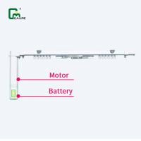 China Wire-Free Smart Curtain Kit with Removable 2500mAh Battery Motor Zigbee eWeLink Remote Control Easy Assembly Track System for sale