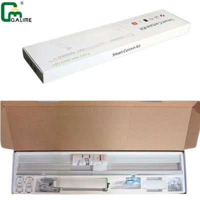China DIY Smart Curtain Track Kit with Wire-Free Battery Zigbee Motor and Remote for sale