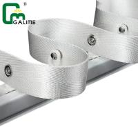 China Premium Ripple Fold Curtain Tape 22mm 25mm for Motorized Track S-Wave Anti-Yellowing Fabric for sale