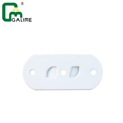 China Low-Profile Ceiling Mount Bracket for Drapery Track 1.0-1.6mm Heavy-Duty Iron for sale
