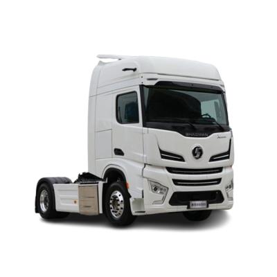 China 7.5T Front Axle Stainless Steel Shacman Tractor Truck Electrical with 10 Forward Shift Number for sale