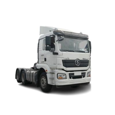 China Shacman Truck Tracto Camion Tractor Head 6x4 Driver 10 Tires Shacman Tractor for sale