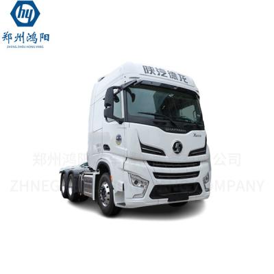 China New X6000 Shacman Tractor Head Empty Suspension Lifting Shaft 560 600 660 Horsepower Tractor for sale