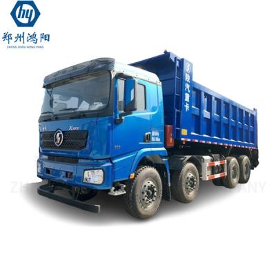 China Heavy X3000 Shacman Dump Truck 375HP Tipper Dump Trailer 8X4 Euro2 for sale
