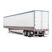 China A Manufacture 3 Axles Transporting Van Semi Trailer Aluminum Steel 50 Ton for sale