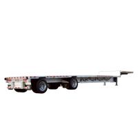 China Heavy Duty 80t Removable Low Bed Trailers For Construction Equipment for sale